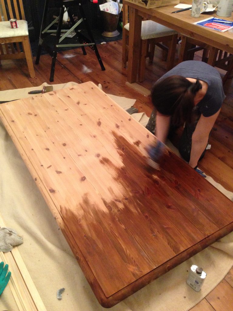 How To Upcycle A Pine Table - Georgina Burnett