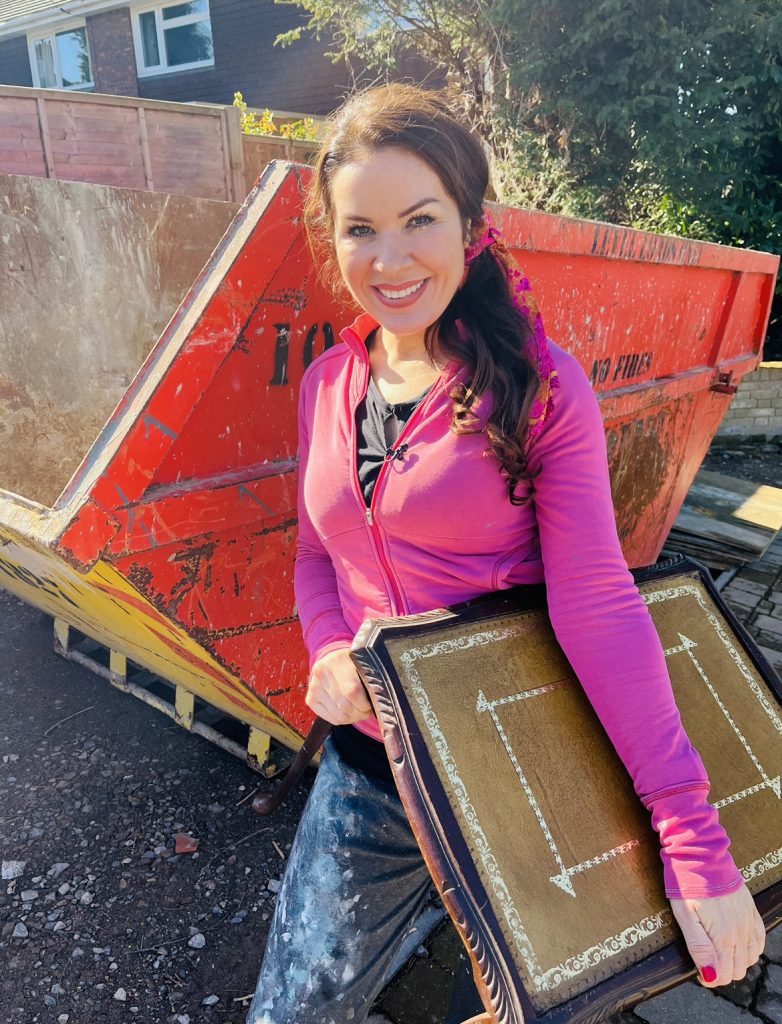 Ad. Upcycled Skip Table - Georgina Burnett